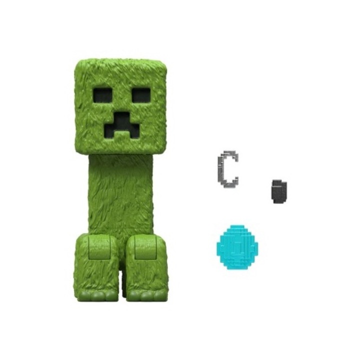 Figurina Mattel A Minecraft Movie - Creeper 10 cm - eMAG.ro