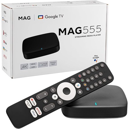 Mediaplayer MAG 555, 4K HDR, procesor ARM Quad Cortex-A35, Wi-Fi 2T2R ...