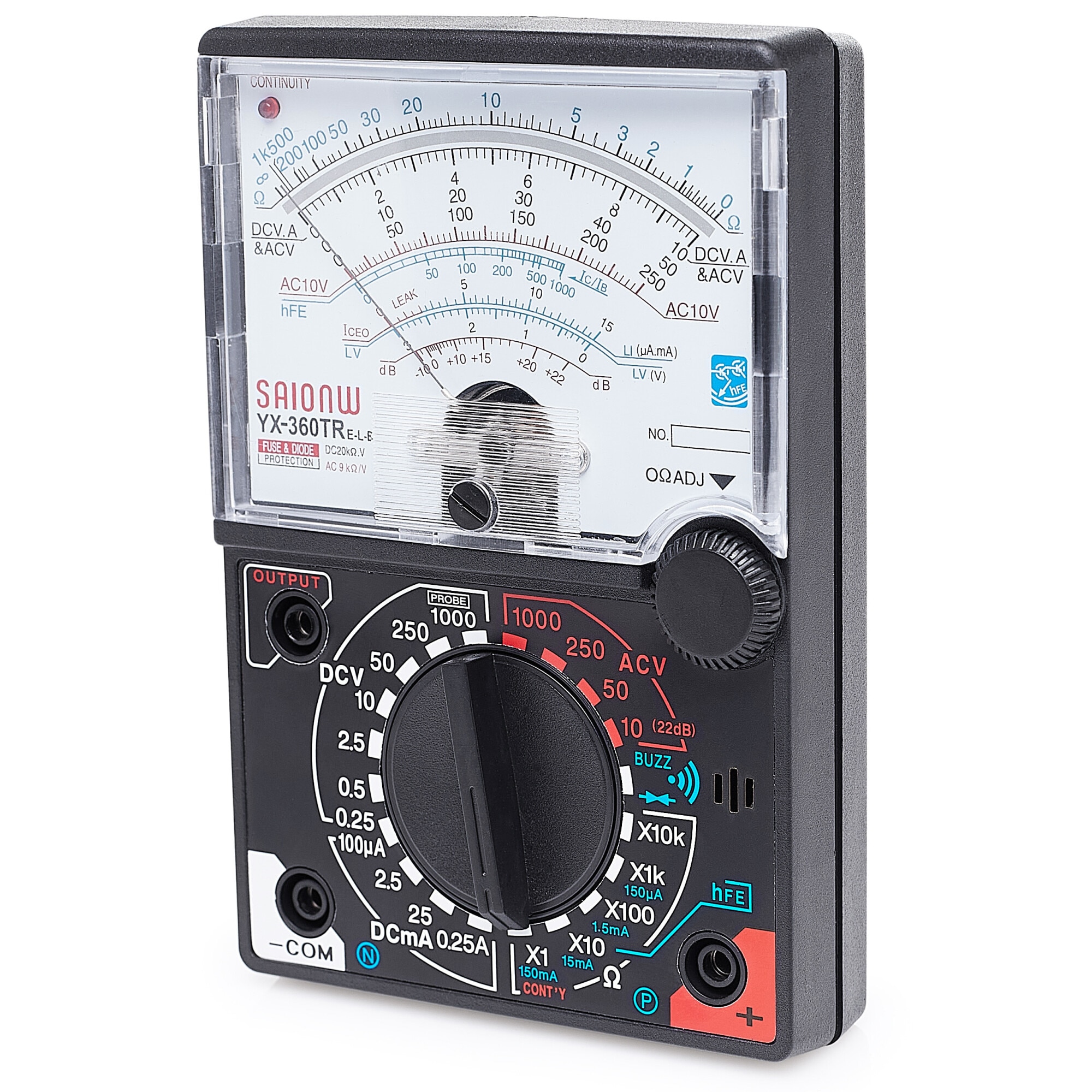 Multimetru analogic TECHREBAL, YX-360TRE-L-B, 148x100x35mm, masurare ...