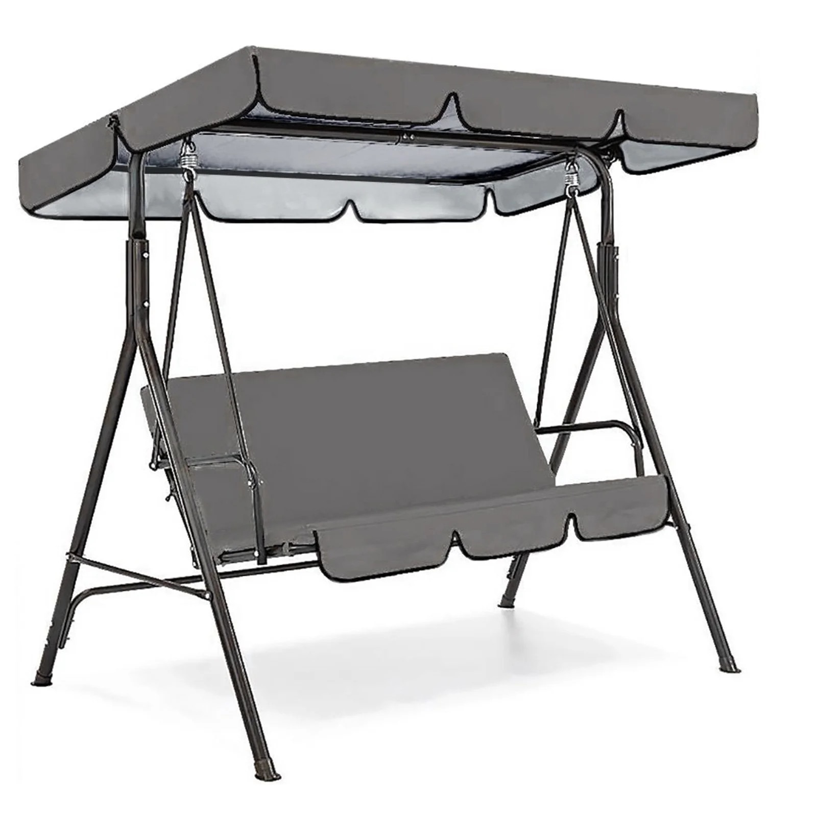Copertina pentru balansoar cu 3 locuri, Poliester, 164x114cm, Gri - eMAG.ro