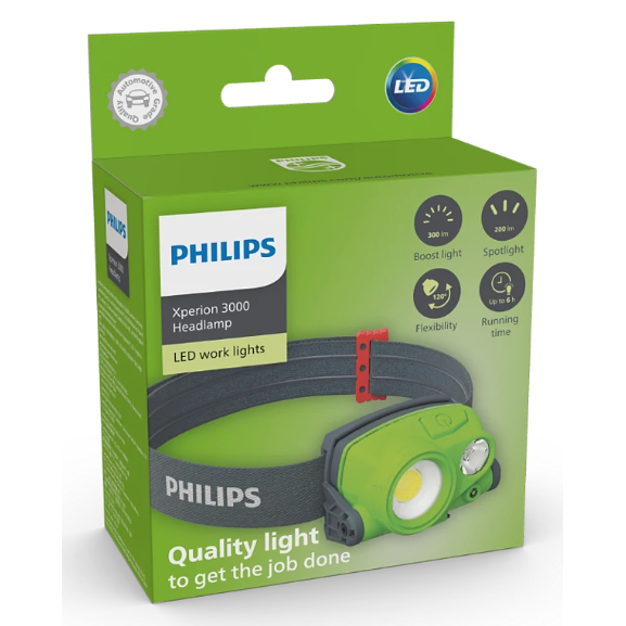 Lanterna LED frontala reincarcabila Philips Xperion 3000 X30HEADX1, 3W ...