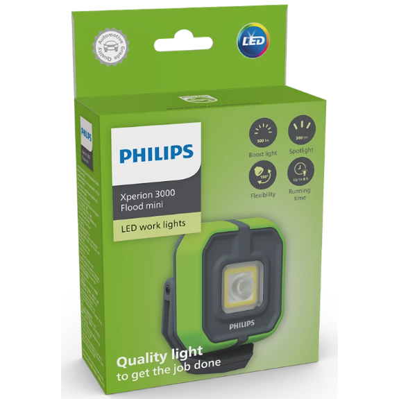 Lanterna LED reincarcabila Philips Xperion 3000 Flood Mini X30FLMIX1 ...