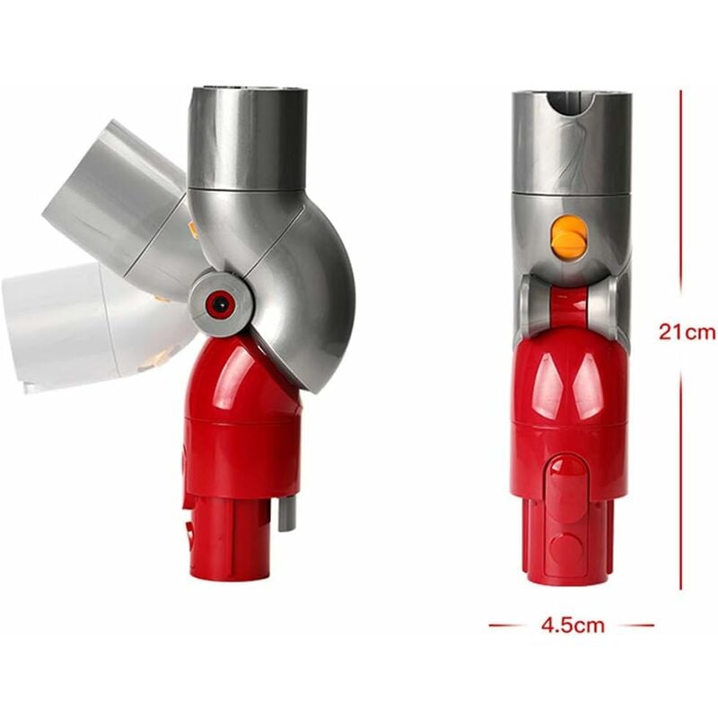 Adaptor inferior pentru aspirator, material durabil, universal, rosu ...