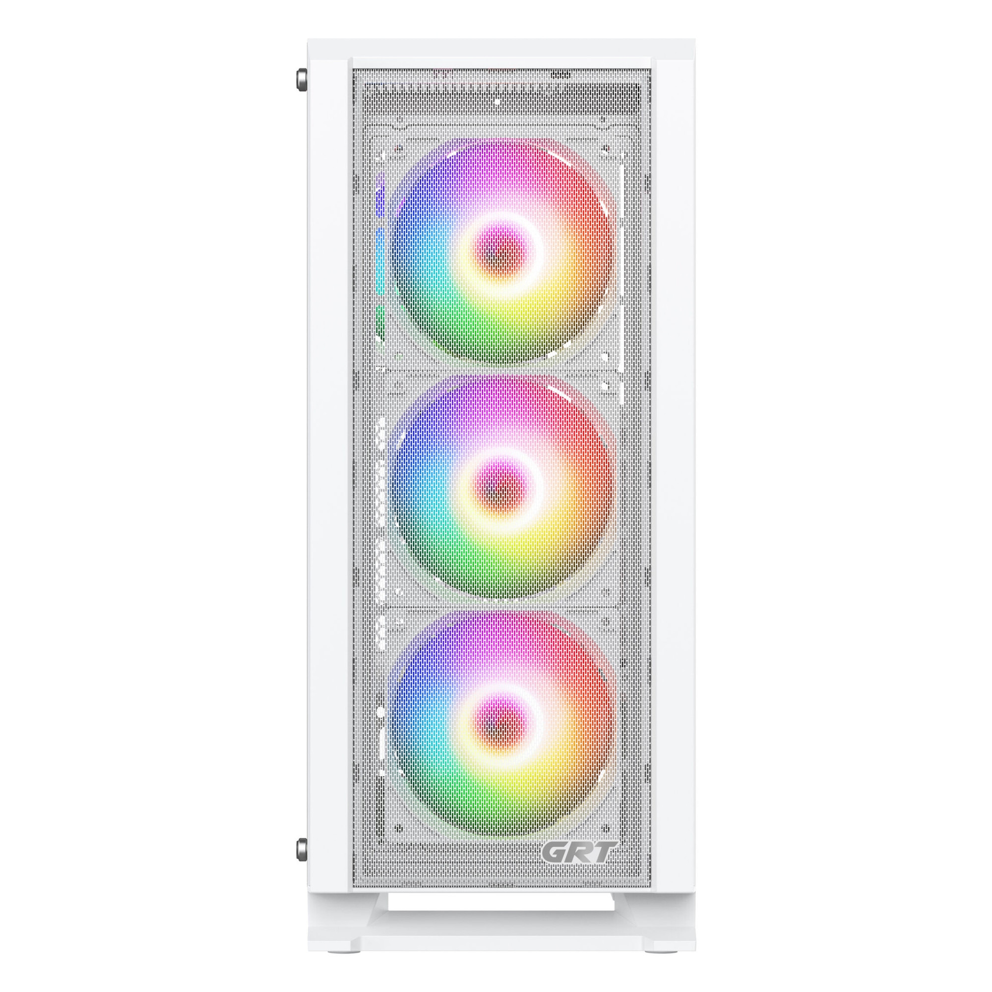 Настолен компютър за игри GRT White RGB FAN с процесор AMD Ryzen 5 ...