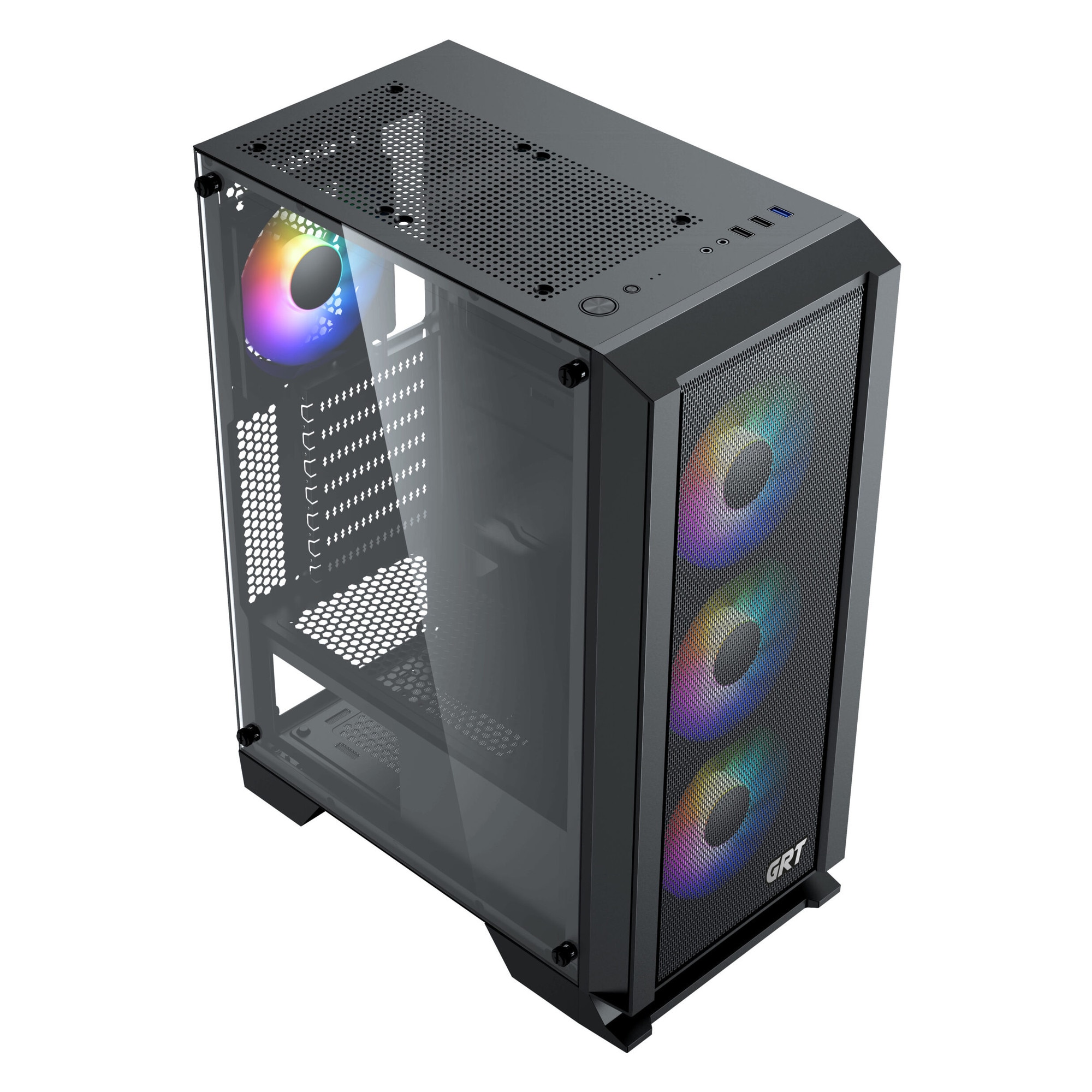 Sistem Desktop PC Gaming GRT RGB FAN cu procesor Intel Core i7-14700F ...