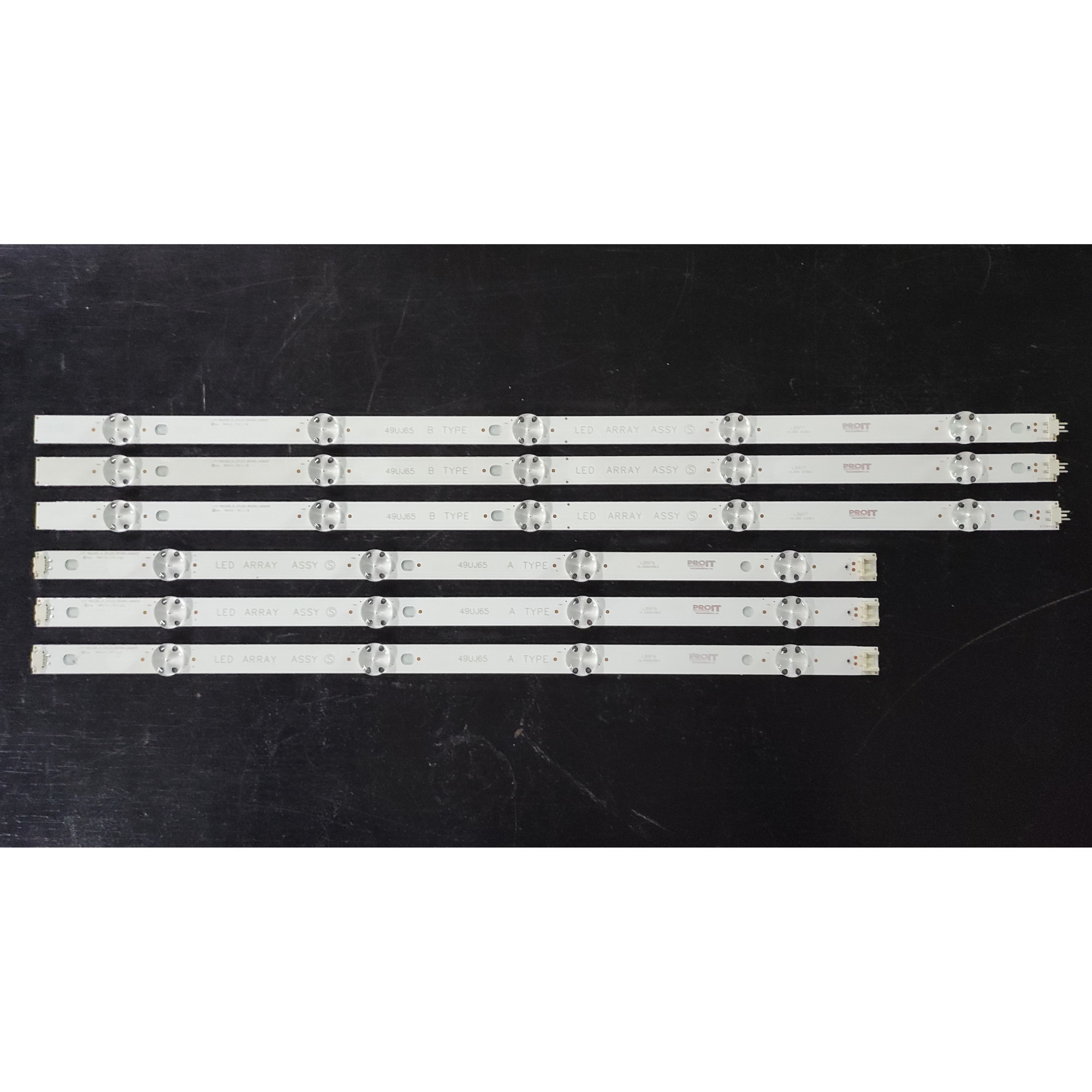 Set barete LG 49" - 3 barete x 9 leduri - 4 + 5 leduri - A + B - 6 ...