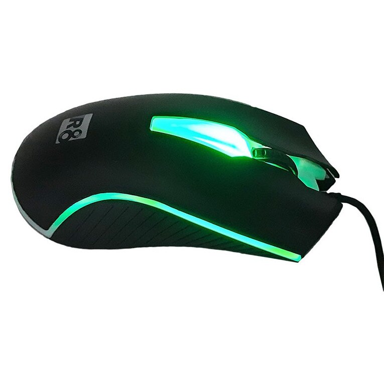 Mouse Gaming cu Fir, 1200 DPI, Multicolor - eMAG.ro