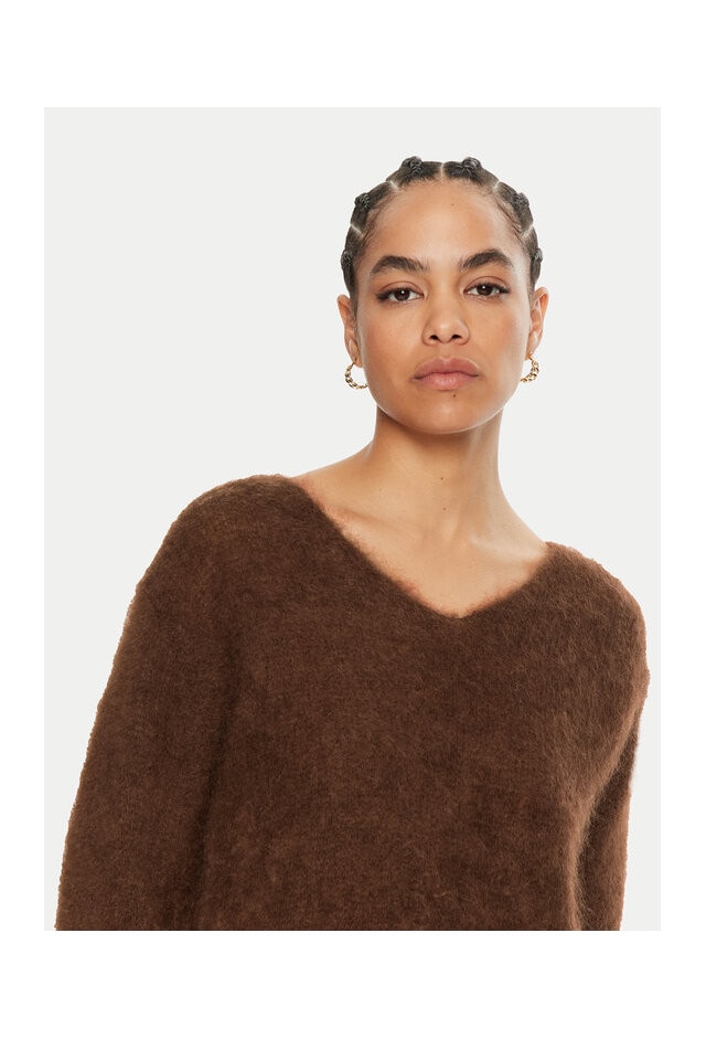 Pulover dama, Dixie, 304654763, Mohair, M INTL, Maro - eMAG.ro