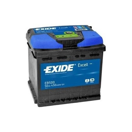 Exide Excel 50AH EB500 autóakkumulátor - eMAG.hu