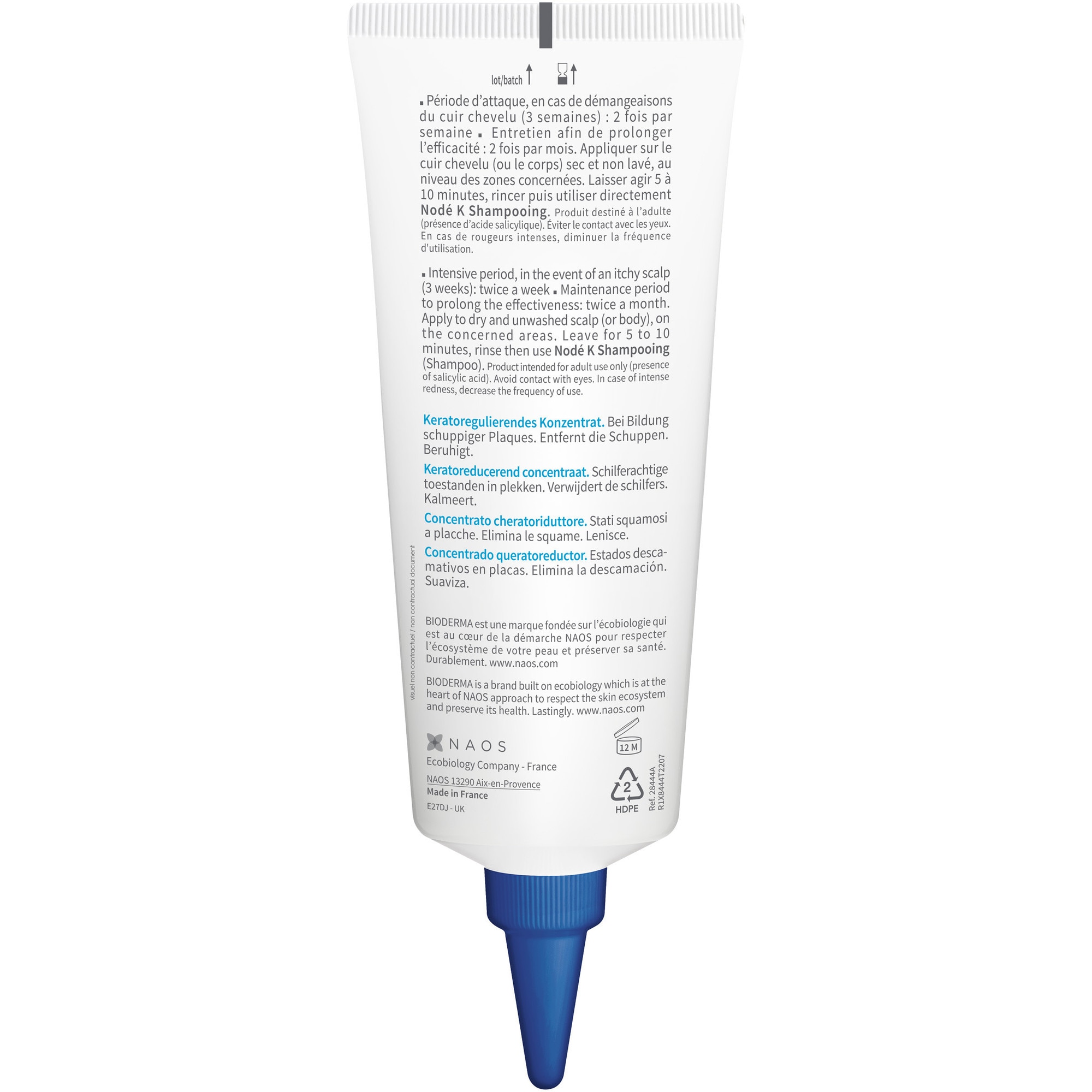 Tratament Node K Bioderma concentrat pentru scalp si corp, reduce ...