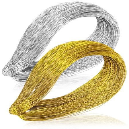 Sarma metalica flexibila Enforose, 1.5mm, 100m, aurie si argintie, set ...