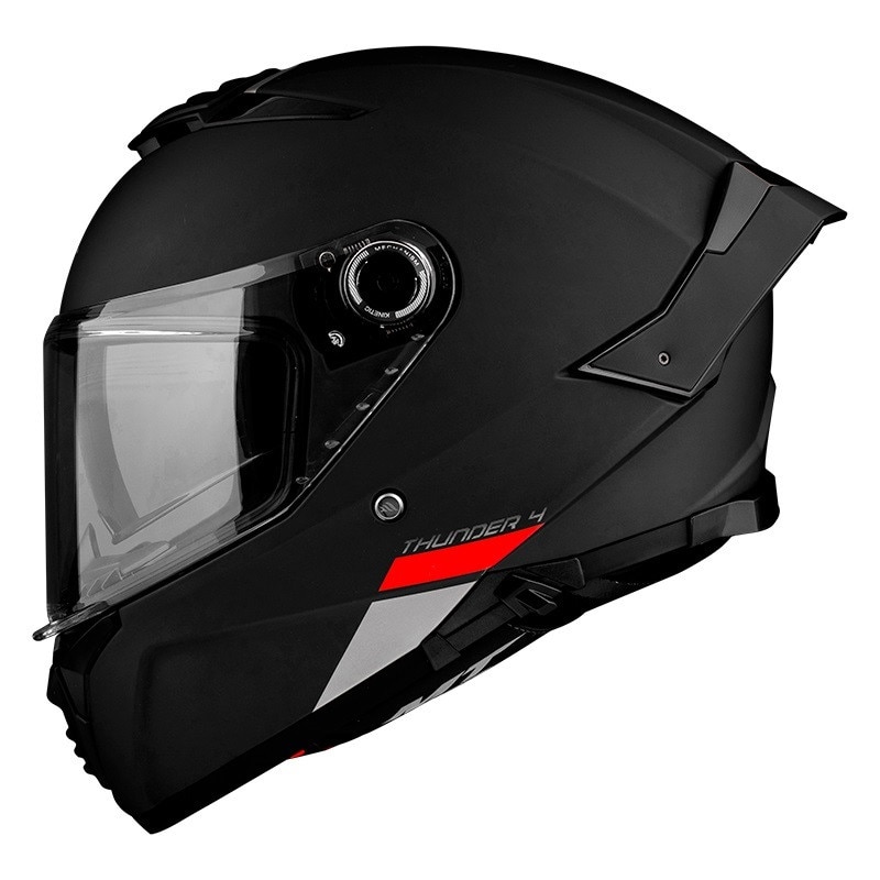 Casca integrala moto MT Thunder 4 cu ochelari integrati, negru mat ...