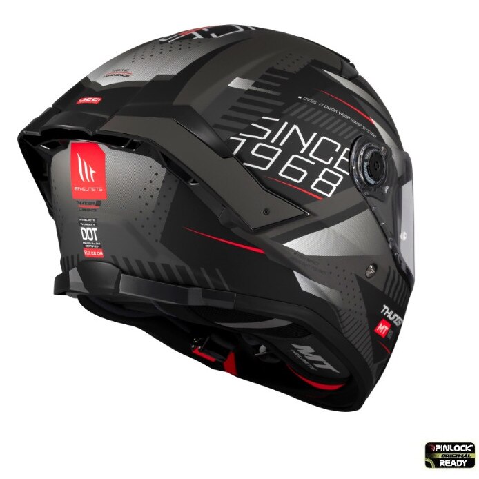 Casca integrala moto MT Thunder 4, cu ochelari integrati, Luminence ...