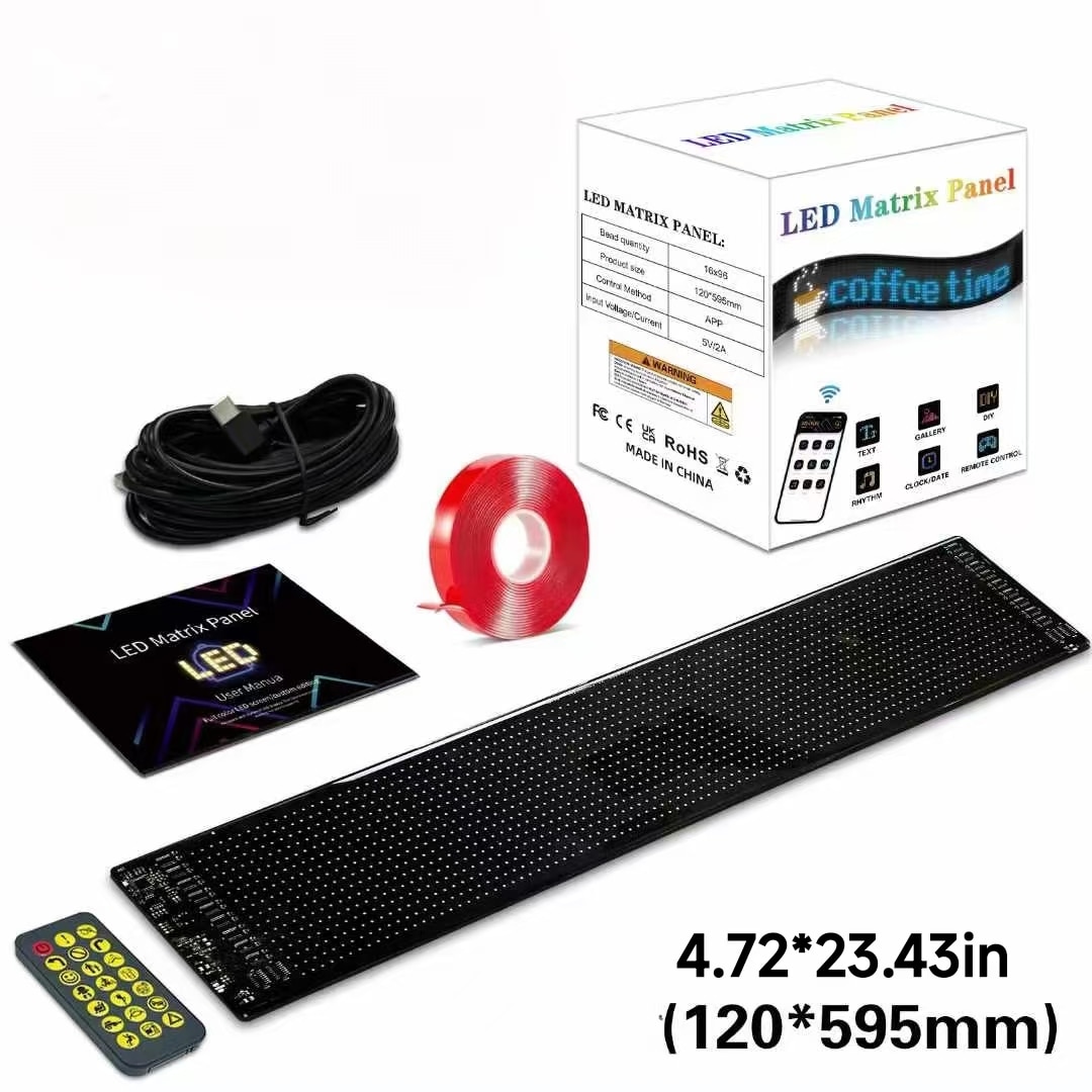 Panou LED Matrix auto, Control APP, Waterproof, IP65, Panou LED ...