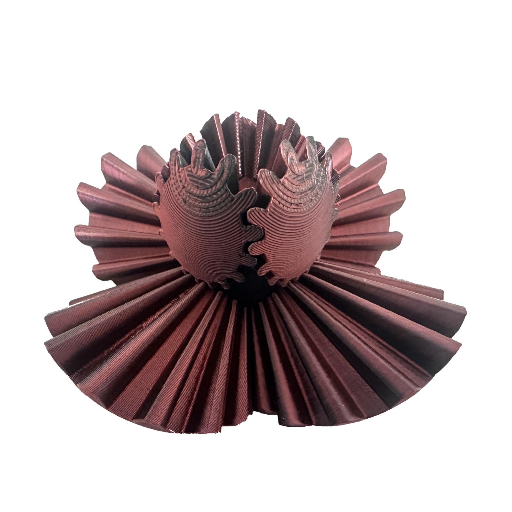 Gear Ball stresszoldó játék, 3D nyomtatott figura, biológiailag lebomló ...