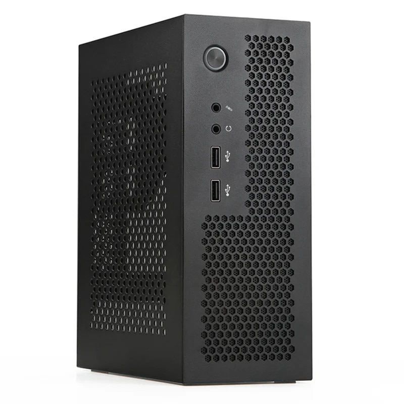 Carcasa computer, Mini ITX, neagra, 187x228x89mm, interfata HD Audio ...