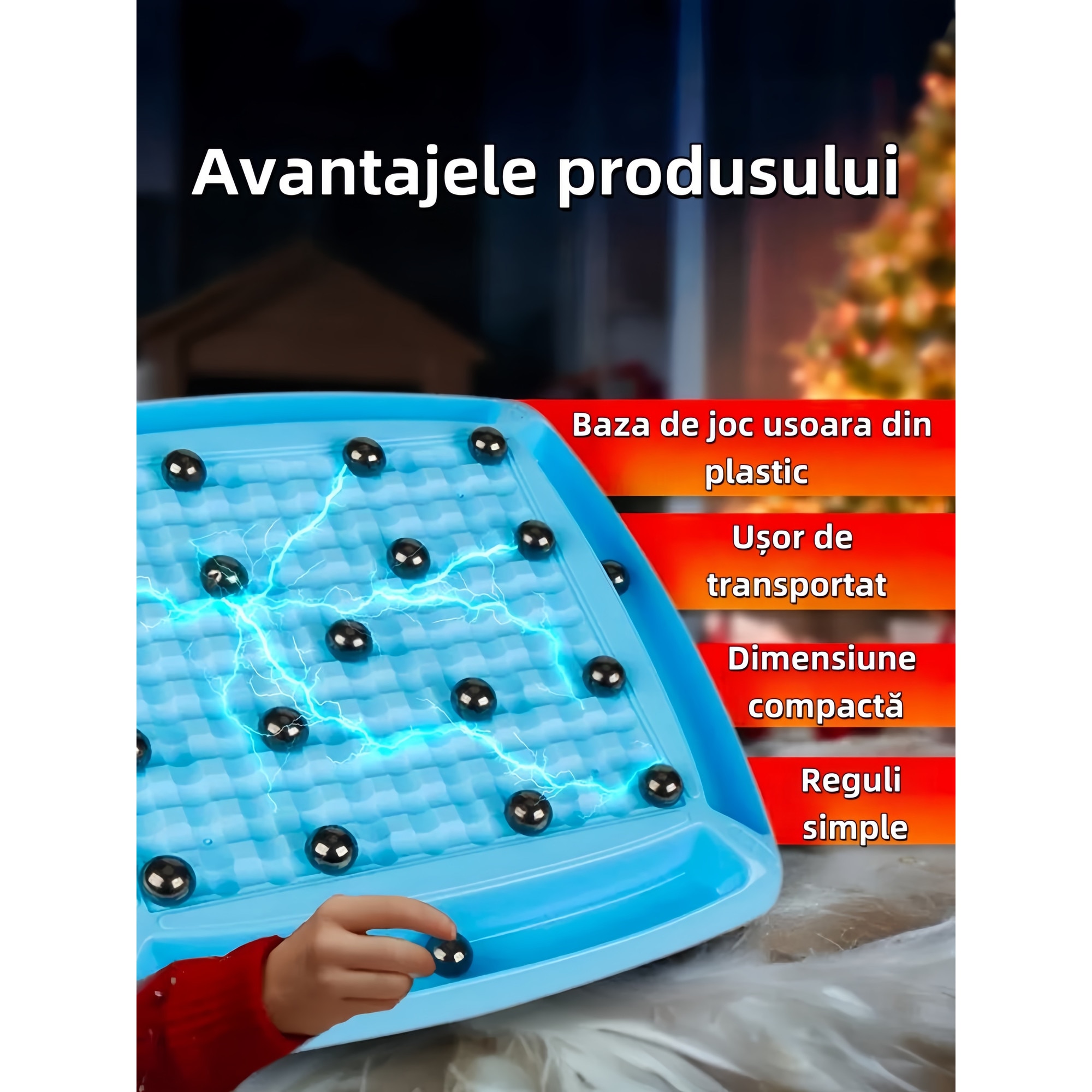 Sah Magnetic pentru Copii - Jucarie Educativa de Masa, Interactiva cu ...