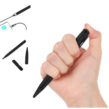Inregistrator vocal spion cu stilou integrat, 64 GB, 400 de ore de ...