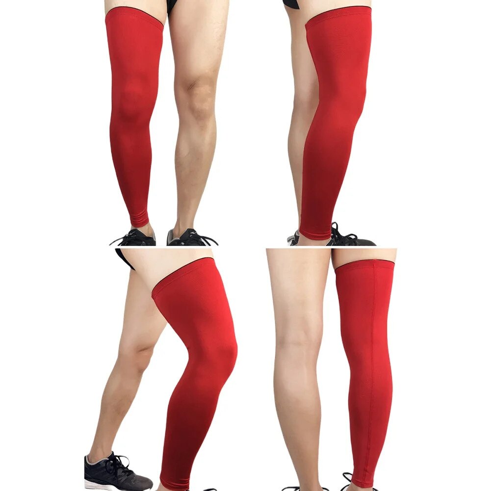 Set aparatori pentru picioare Zeaicos, lungi, rosii, XXL - eMAG.ro