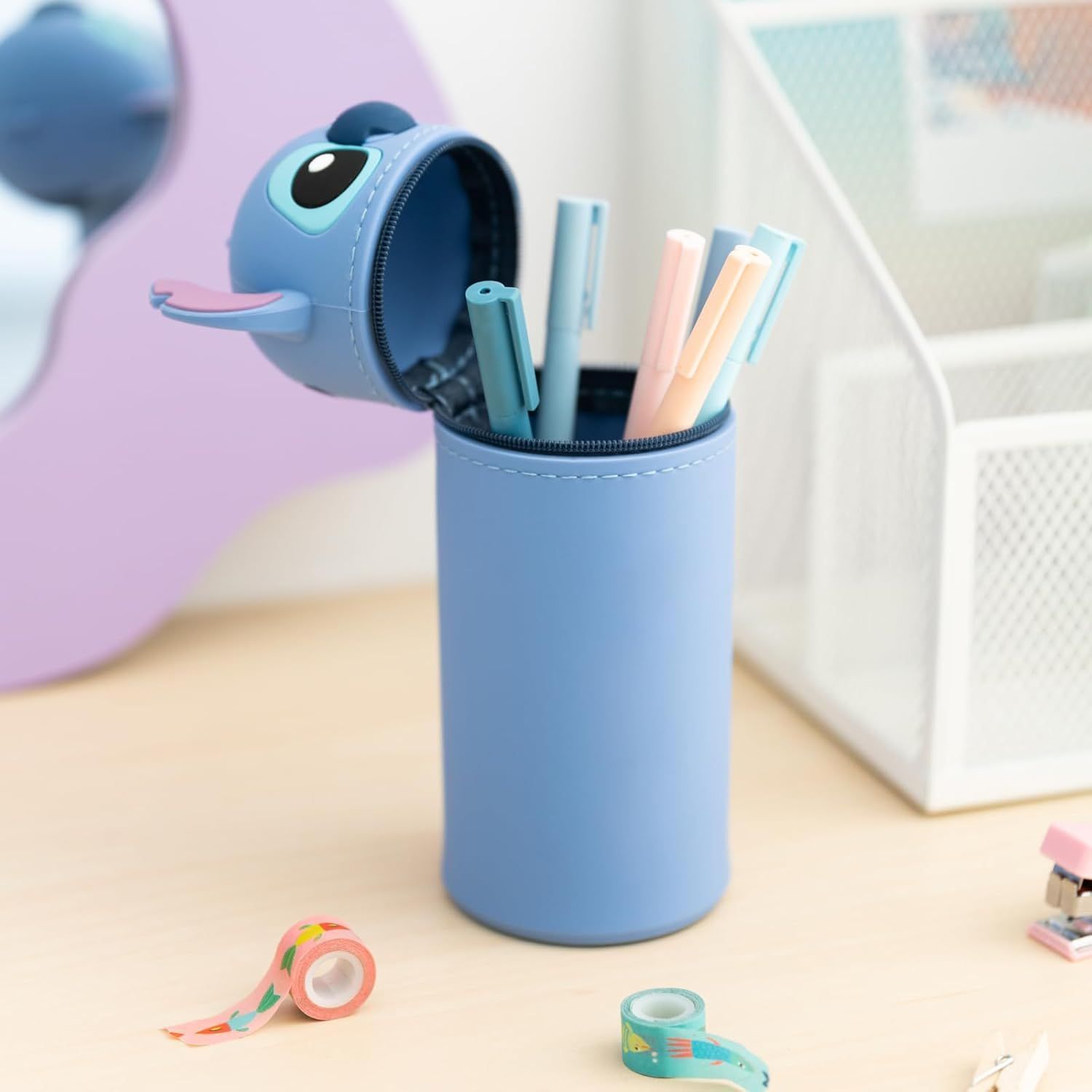 Penar Disney, Stitch, Penar extensibil din silicon, Penar scolar ...