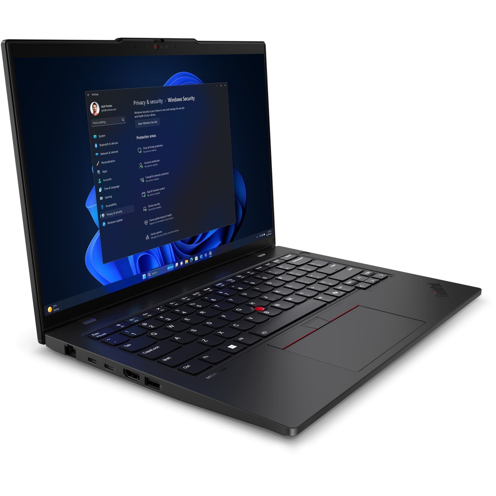 Laptop Lenovo ThinkPad L14 Gen 5 (Intel), 14" FHD IPS 400nits Touch ...