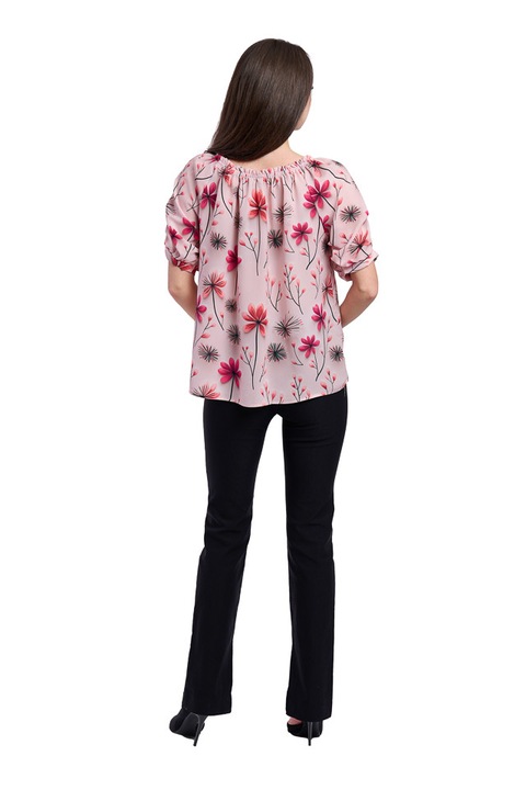 Bluza dama 933, Roz Pal/Fucsia, 2XL - eMAG.ro
