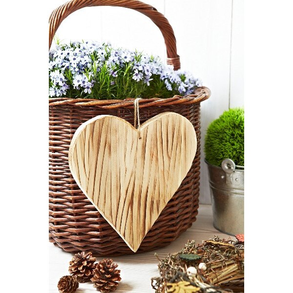 Decoratiune inima de lemn - eMAG.ro