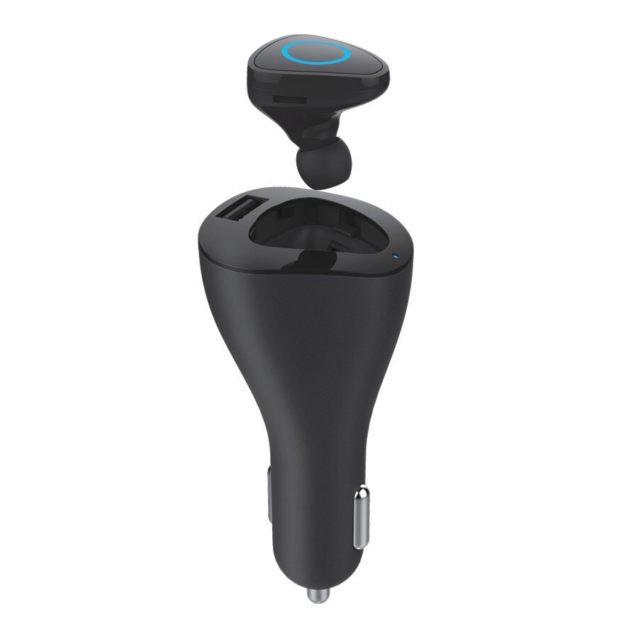 Casca bluetooth Cellara cu Kit Incarcator Auto - Negru - eMAG.ro