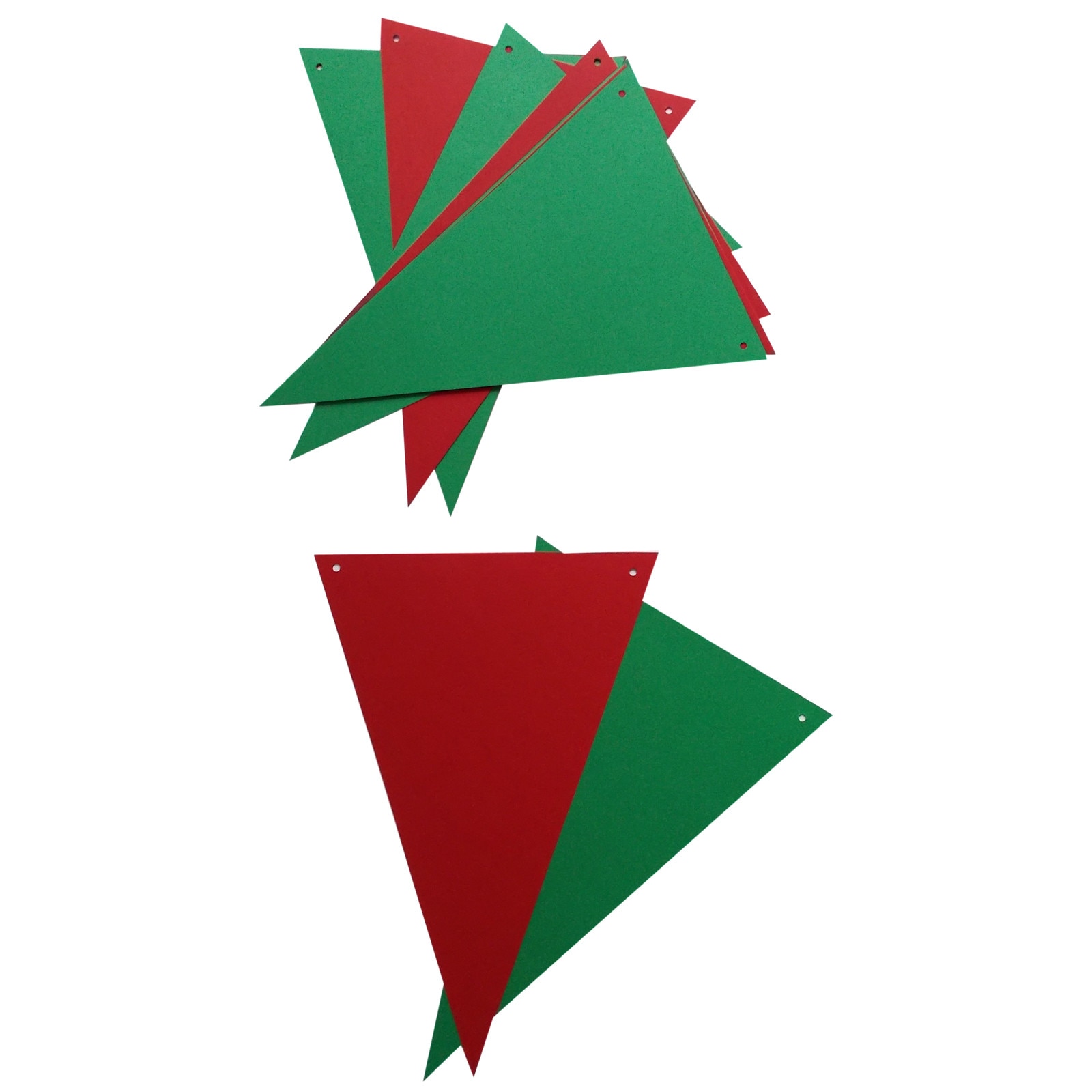 Ghirlanda party 10 stegulete combinate verde si rosu Christmas 148 x ...