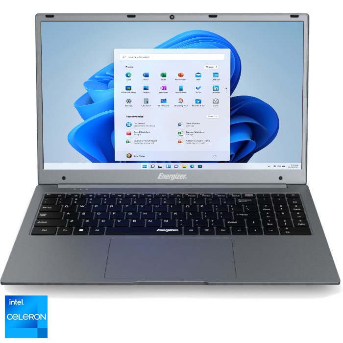 Лаптоп Energizer EnergyBook, Intel® Celeron® N4020, 15.6'' HD+, 8GB RAM ...
