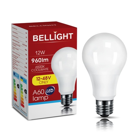 Bec LED BELLIGHT A60 12W 12-48V AC/DC E27 6500K - eMAG.ro