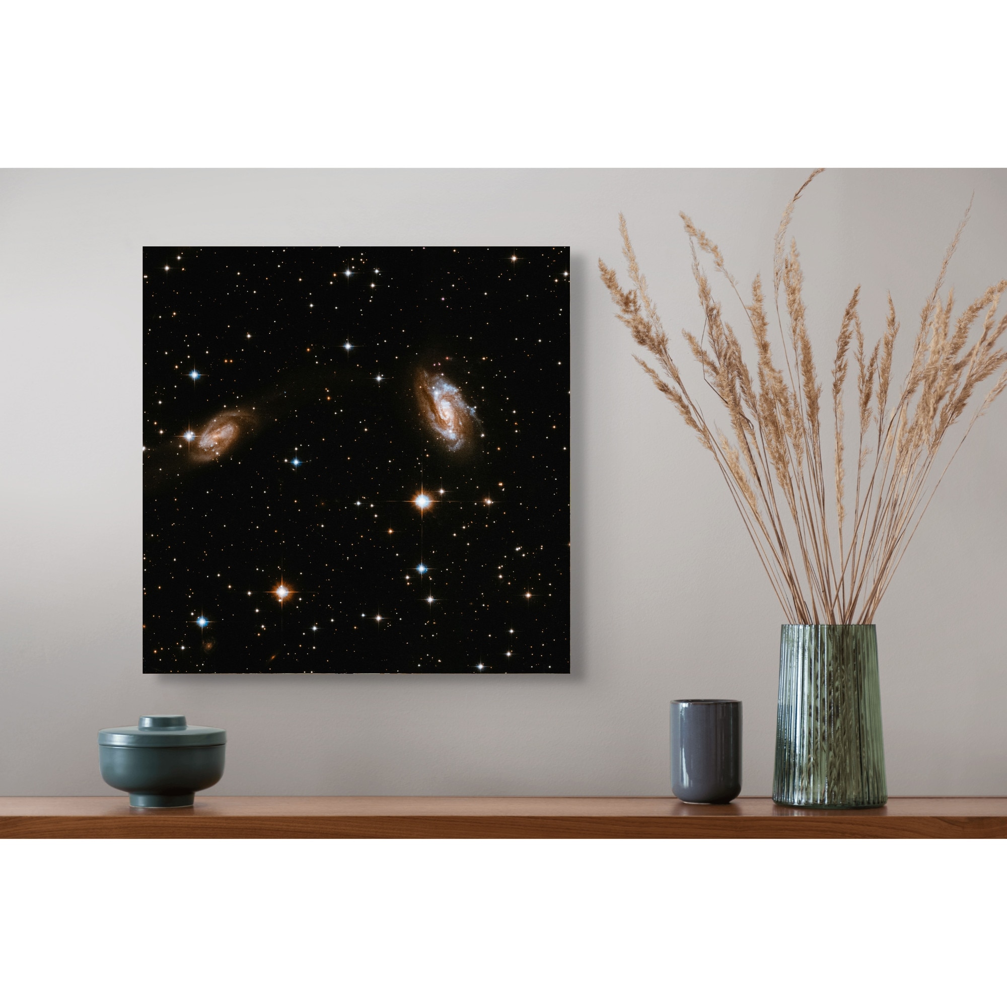 Tablou Canvas, "Galaxii in dans cosmic stelar", Stele, Galaxii, Spirale ...