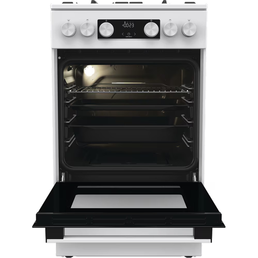 Aragaz GORENJE GGI5C21WF-B, 4 arzatoare, Gaz, L 50 cm, Grill, Alb - eMAG.ro