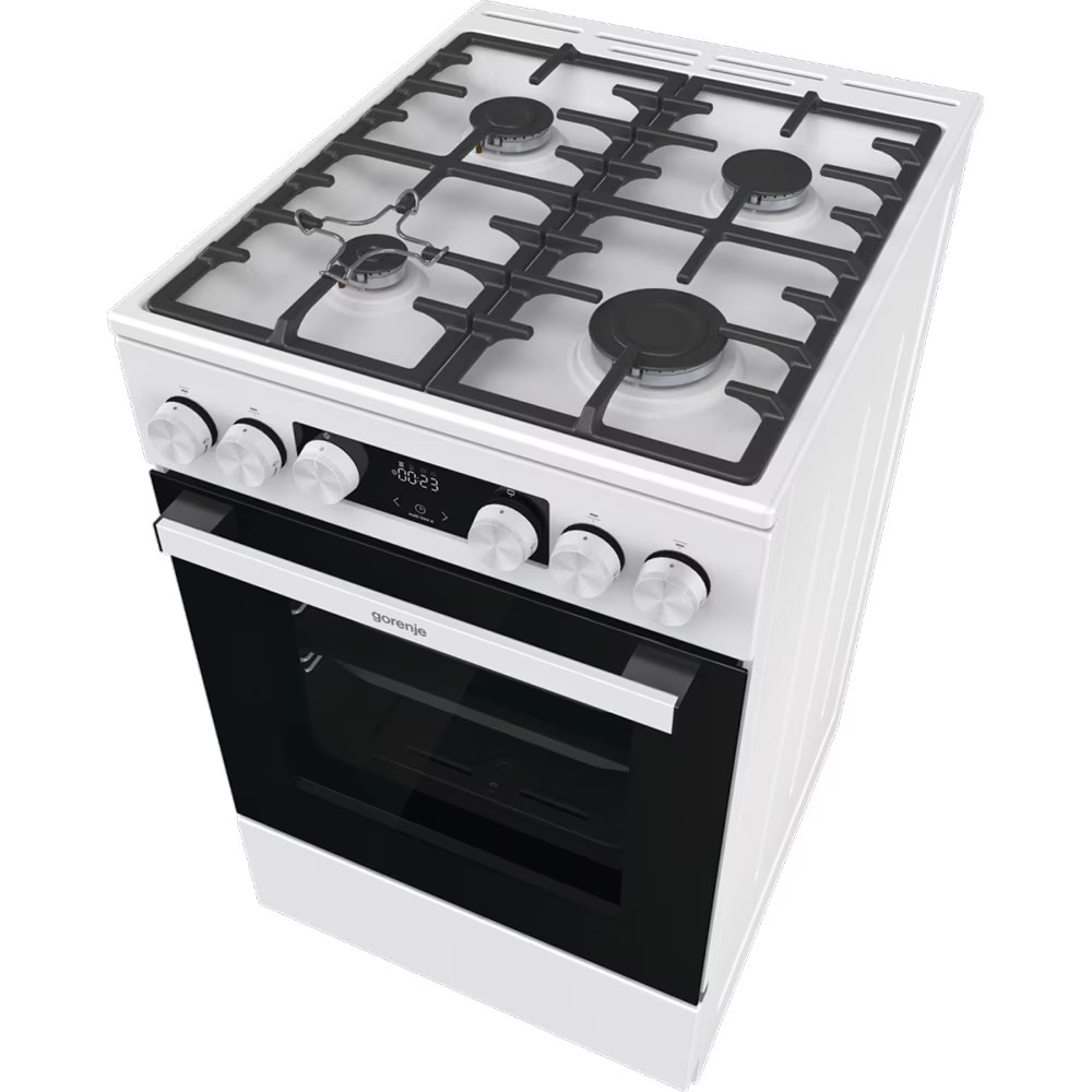 Aragaz GORENJE GGI5C21WF-B, 4 arzatoare, Gaz, L 50 cm, Grill, Alb - eMAG.ro
