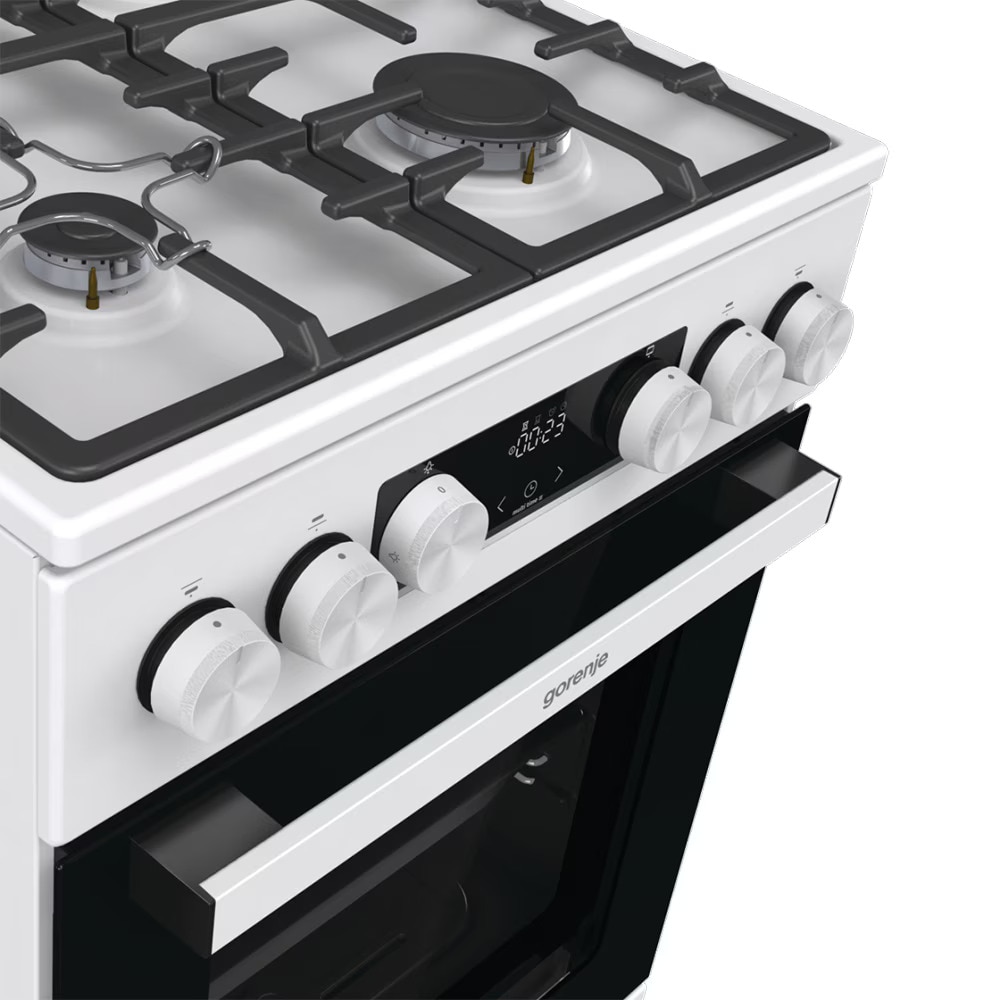 Aragaz GORENJE GGI5C21WF-B, 4 arzatoare, Gaz, L 50 cm, Grill, Alb - eMAG.ro