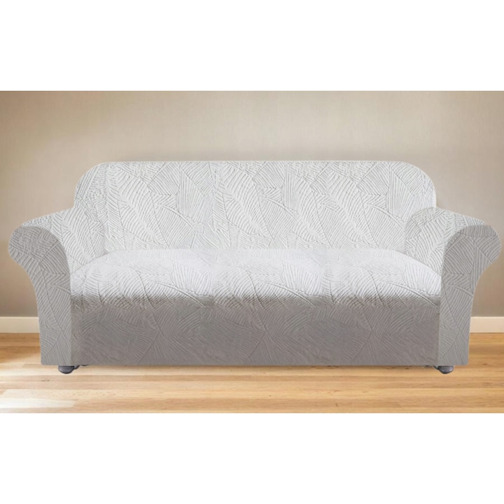 Husa canapea coltar, Ubieramy meble, Jacquard cu model de frunze de ...