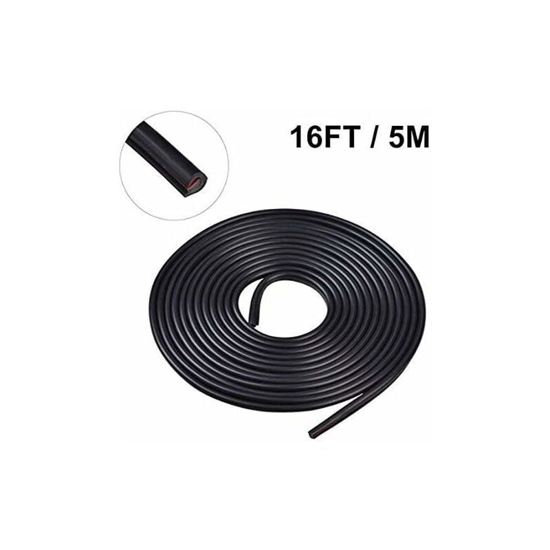 EPDM gumi tömítőszalag, Enforose, ajtóvédelem, könnyű beszerelés, 1m x ...