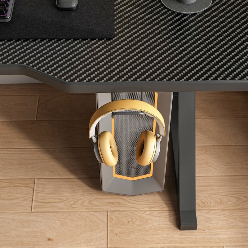 Birou de jocuri pentru calculator negru pentru camera carbon 120/60/74 cm Rebiko - eMAG.ro