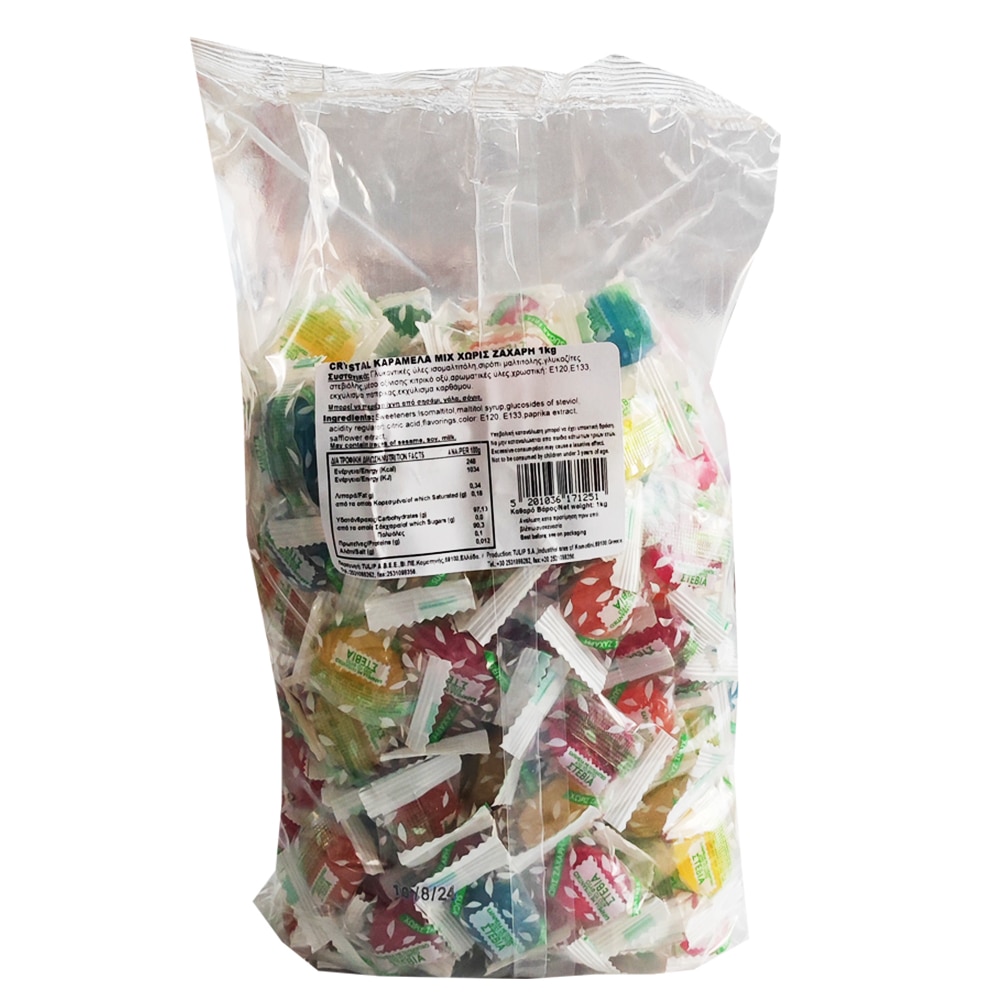 Mix de bomboane TULIP, fara zahar, 1000g - eMAG.ro
