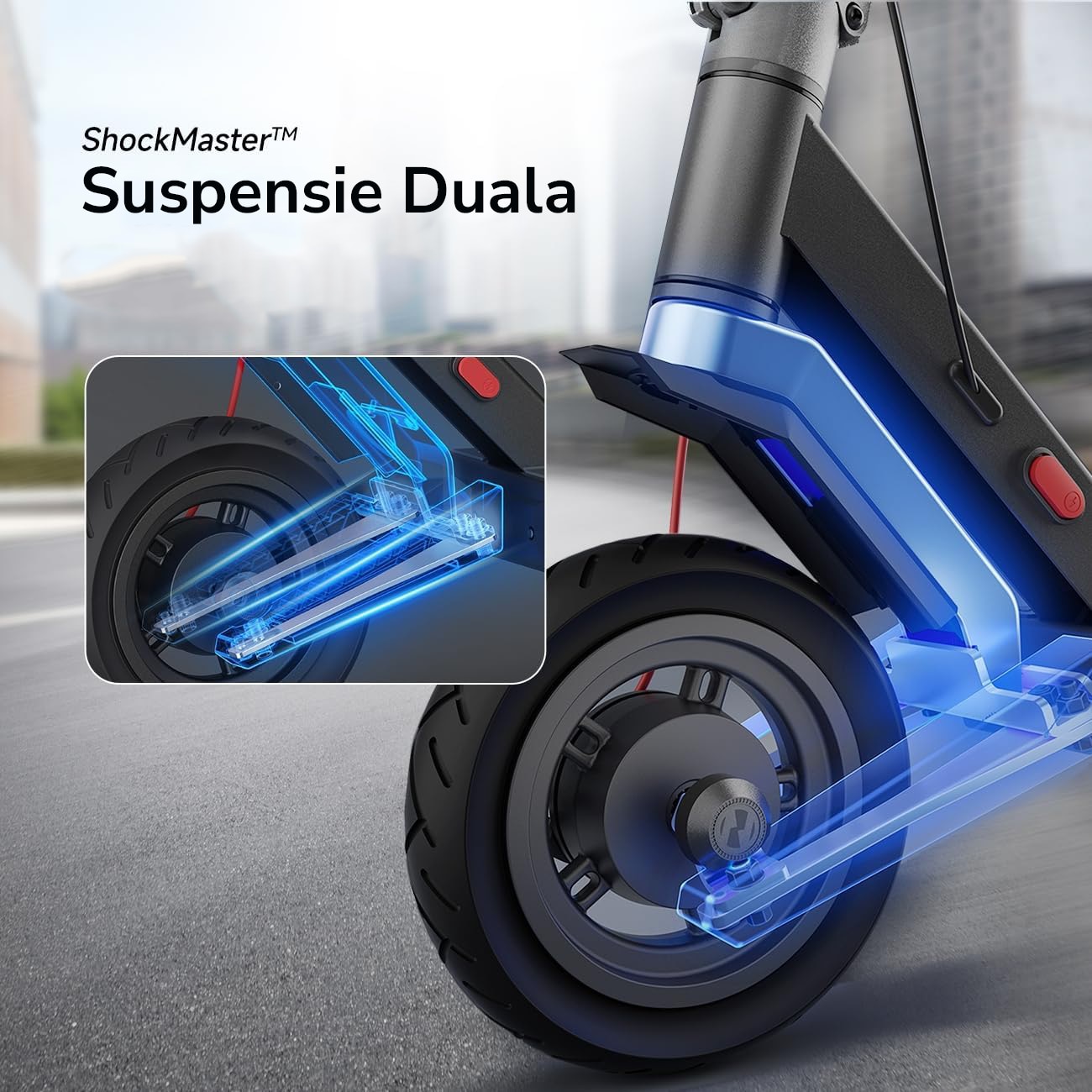 Trotineta Electrica Navee S40, Autonomie 40 km, Viteza Maxima 25 Km/h ...