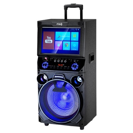 Boxa portabila RTS-8015 cu tableta integrata - eMAG.ro