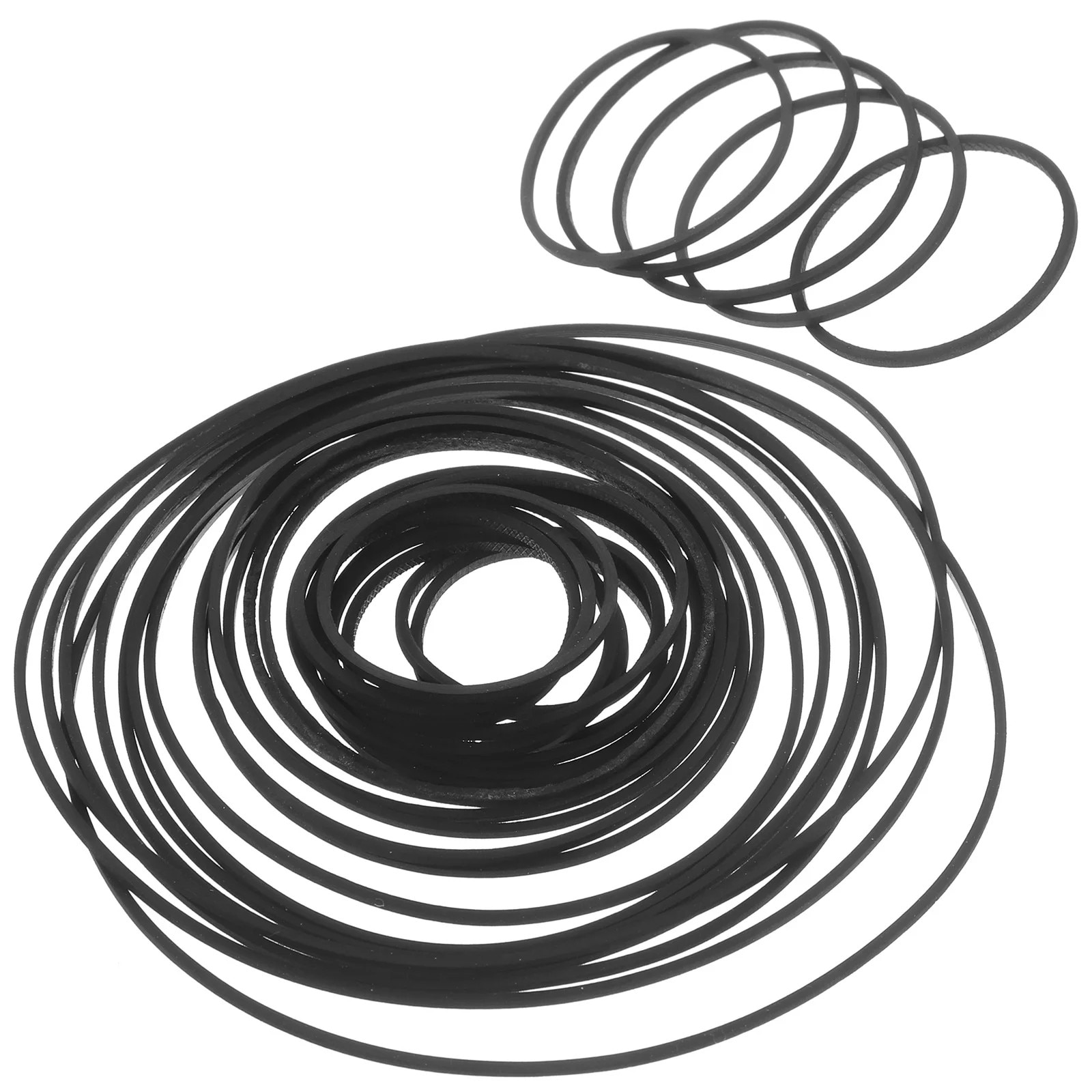 Curele de cauciuc pentru magnetofon, negru, 13.5 x 0.10 x 0.10 cm - eMAG.ro