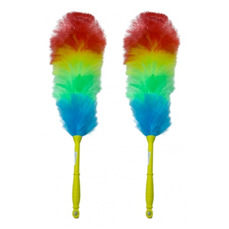 Set 2 pamatufuri pentru praf, Pvc, 55 cm - eMAG.ro