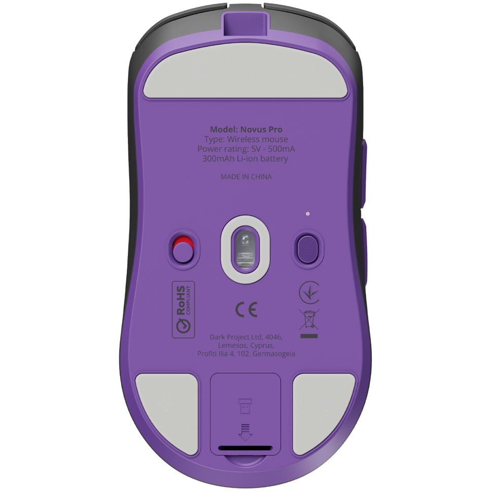 Mouse Gaming Dark Project Novus Pro, Wireless, 26000dpi, senzor PixArt ...
