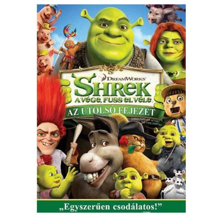 Shrek 4. - Shrek a vége fuss el véle DVD mesefilm - eMAG.hu