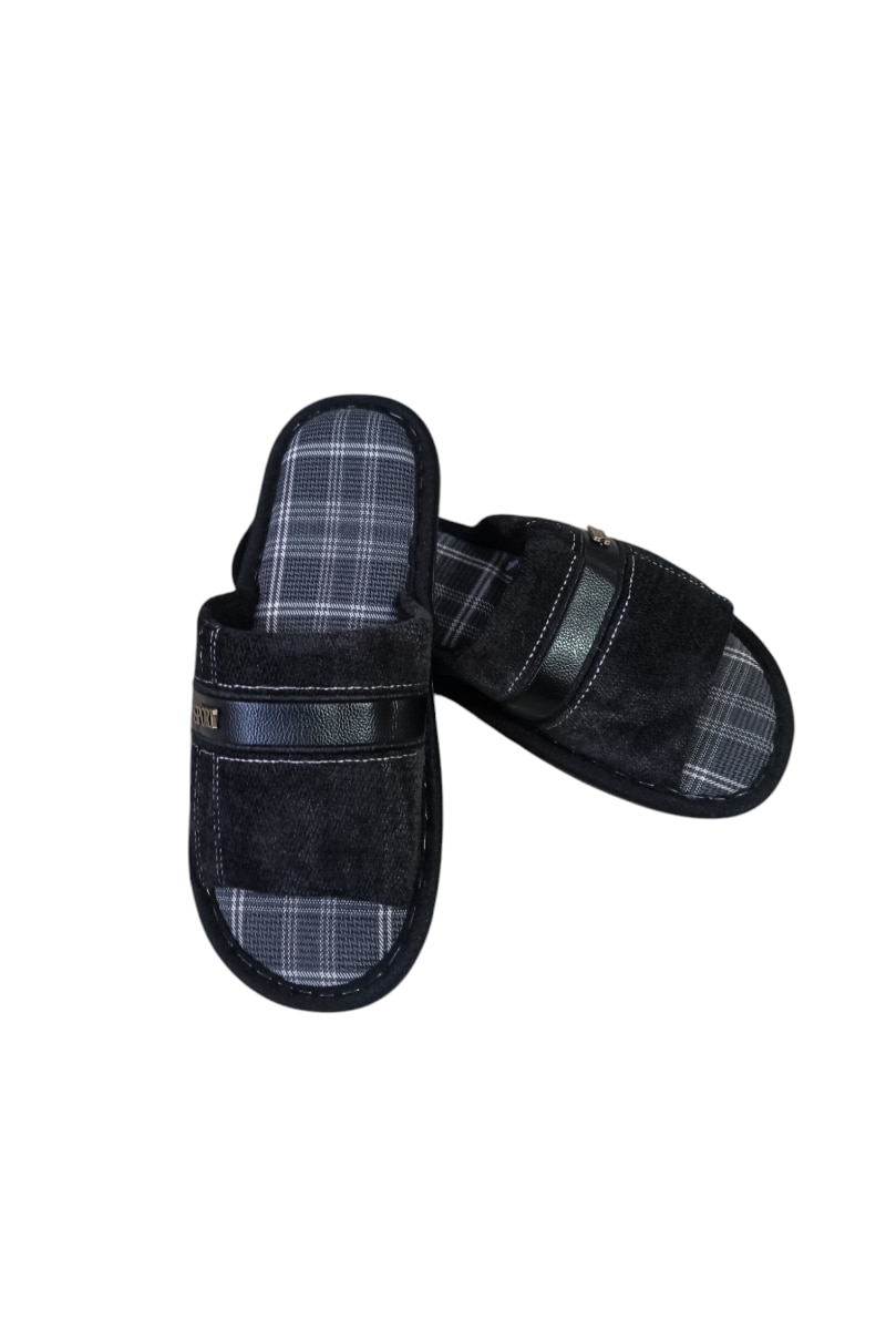 Papuci de casa pentru barbati model bareta, NEGRU, marime 44-45 - eMAG.ro