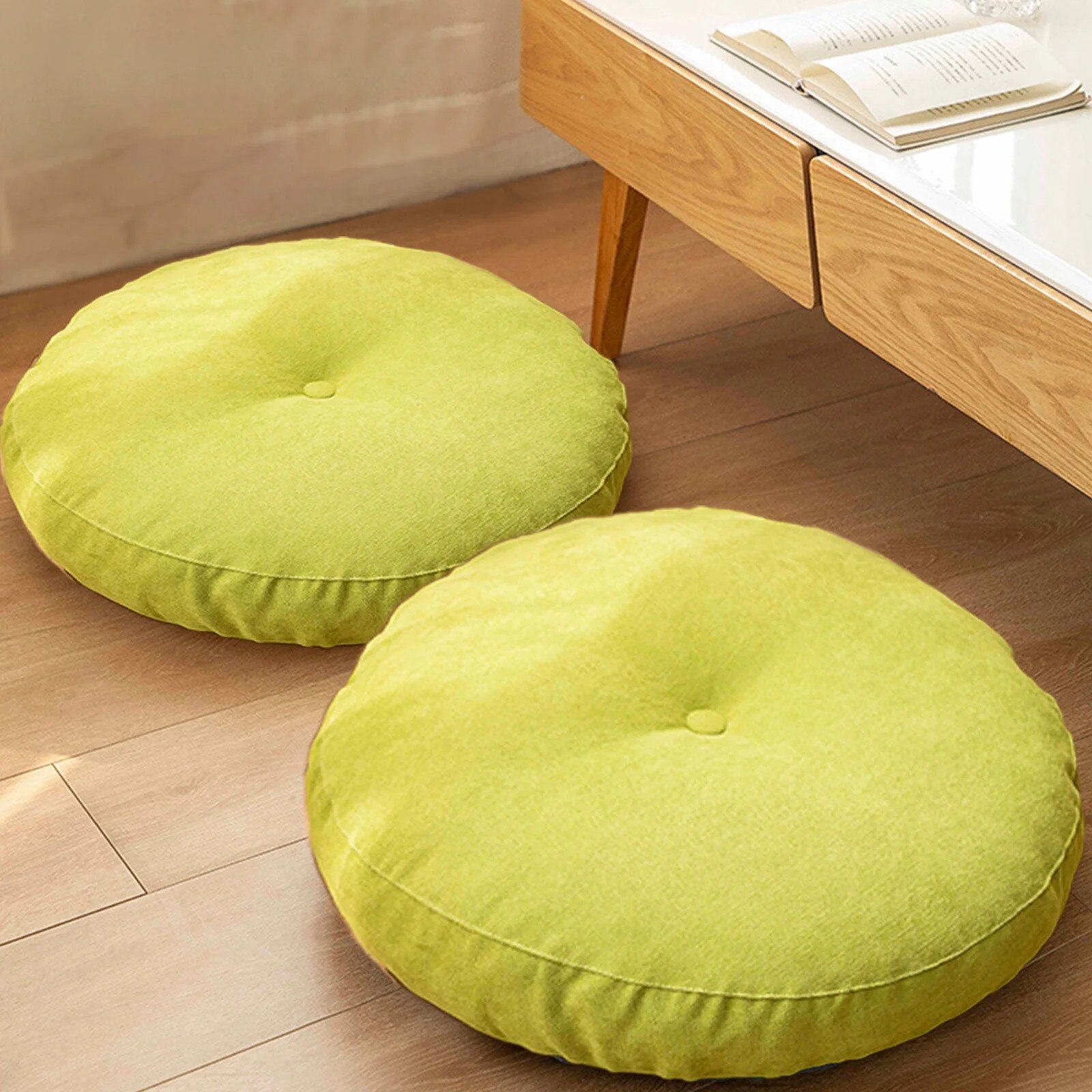 Perna decorativa Zeaicos, perne de podea rotunde, 42x42cm, multicolor ...