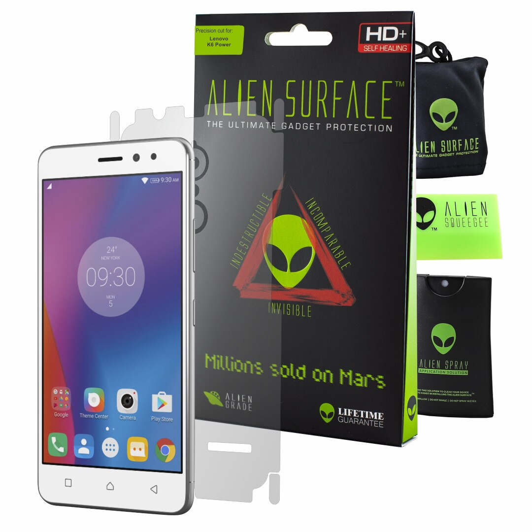 Folie Alien Surface, pentru Lenovo K6 Power, protectie spate, laterale ...