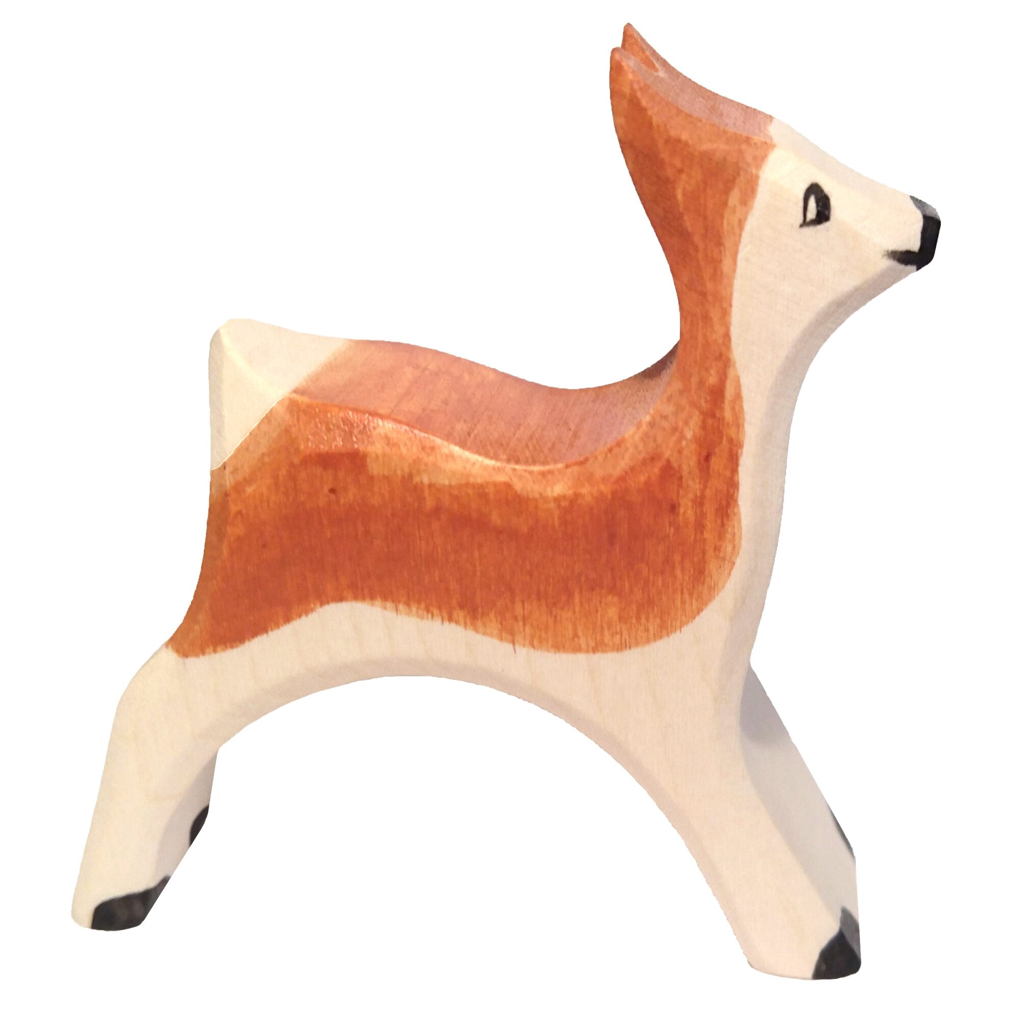 Jucarie ecologica din lemn, Pui de caprioara - eMAG.ro