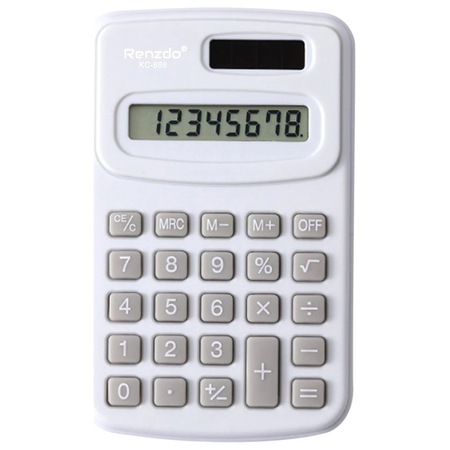 Calculator stiintific portabil Fokelyi, mini, 8 cifre, design colorat ...